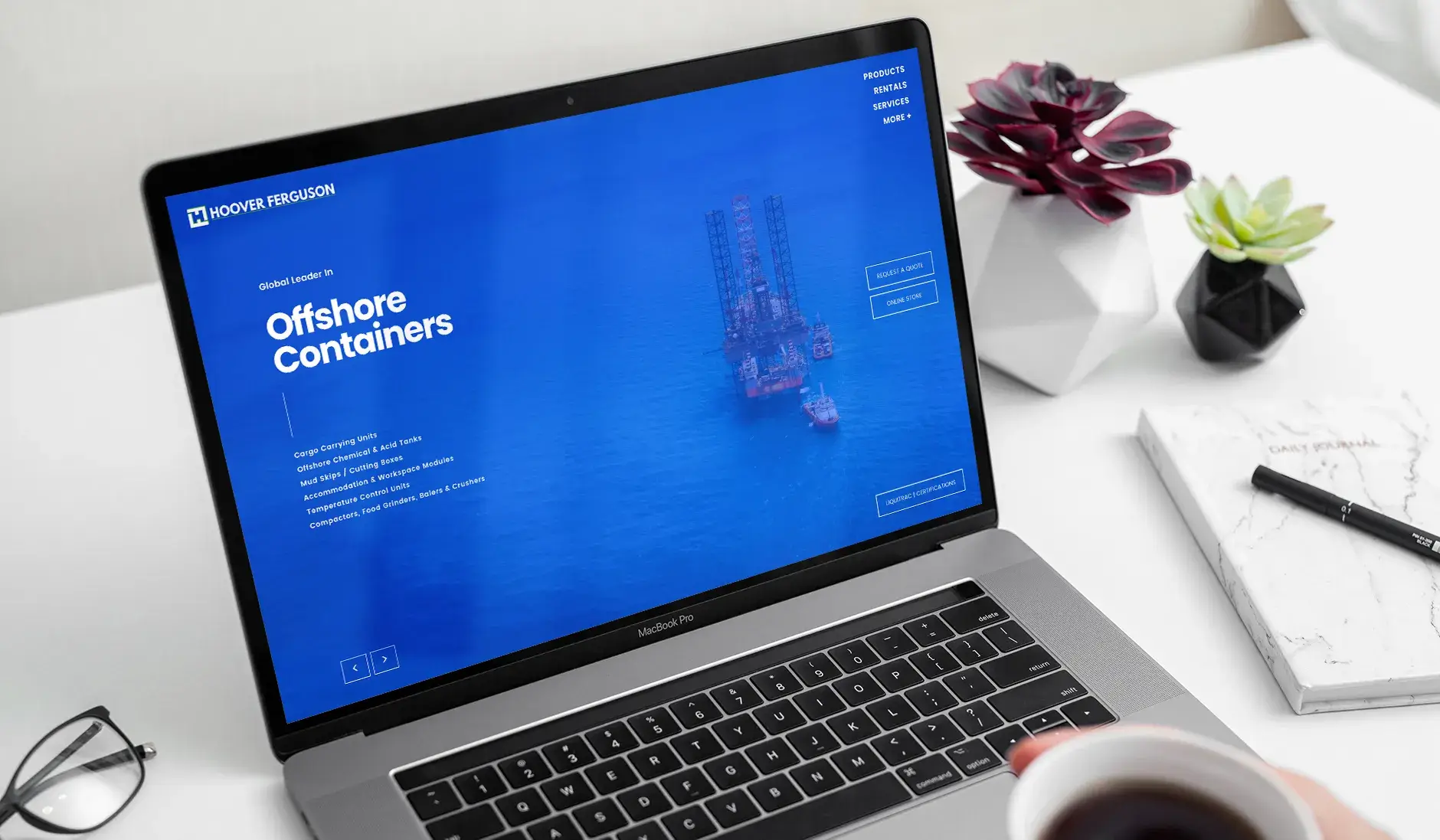 Hoover CS website for one of the world’s leading companies