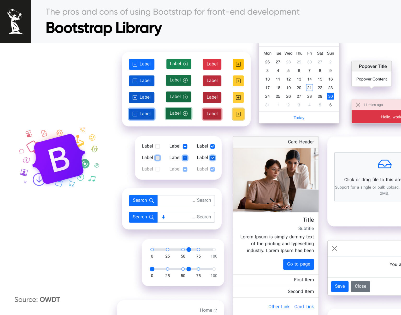 The pros and cons of using Bootstrap for front-end development | OWDT The pros and cons of using Bootstrap for front-end development | OWDT