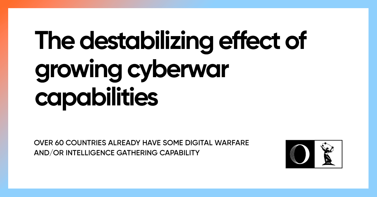 The destabilizing effect of growing cyberwar capabilities | OWDT